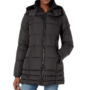 HFX | Jackets & Coats | New Hfx Womens 34 Puffer With Full Faux Fur ...